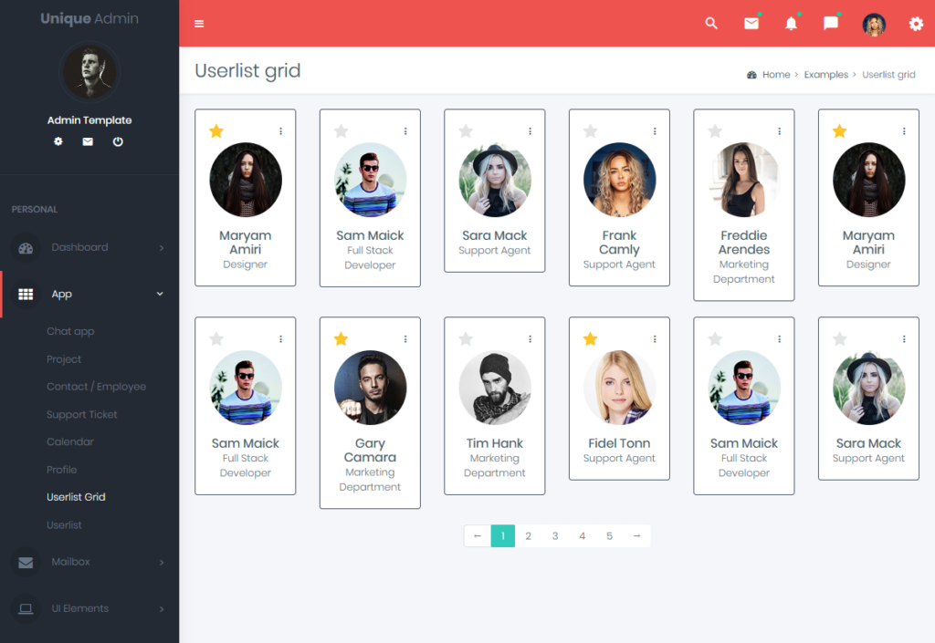 Unique Analytical – Responsive Bootstrap Admin Templates