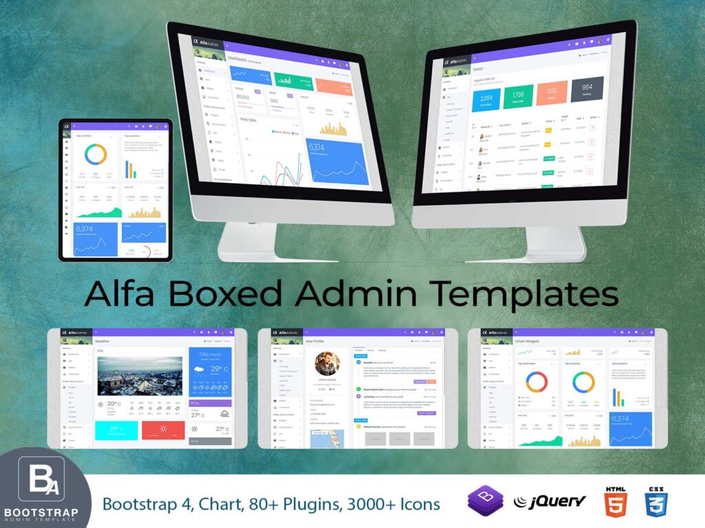 Alfa-Boxed-Admin-Templates - Bootstrap Admin Template