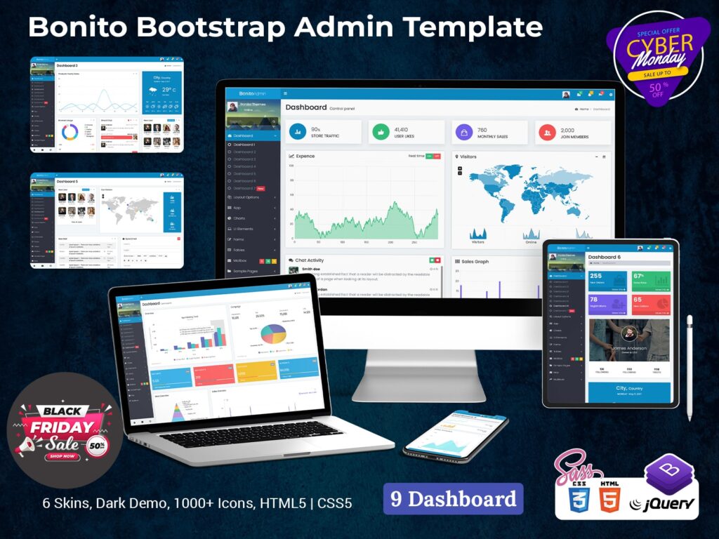 Bonito Bootstrap Admin Template Bootstrap Admin Template
