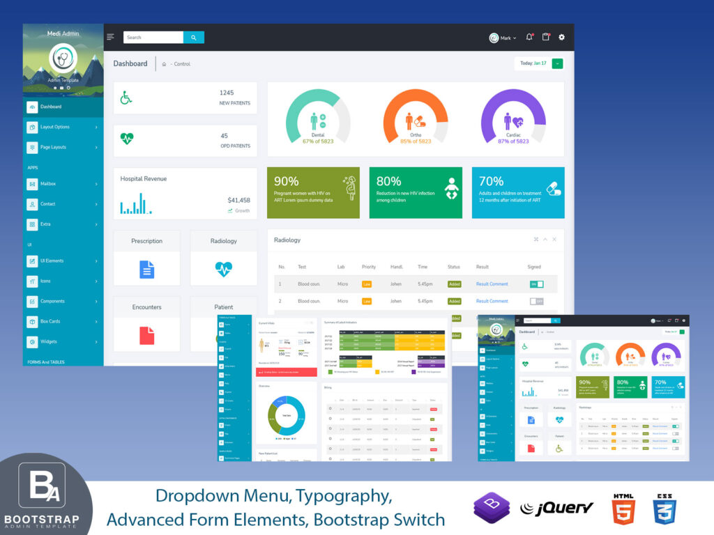 Medi Bootstrap Admin Templates Bootstrap Admin Template