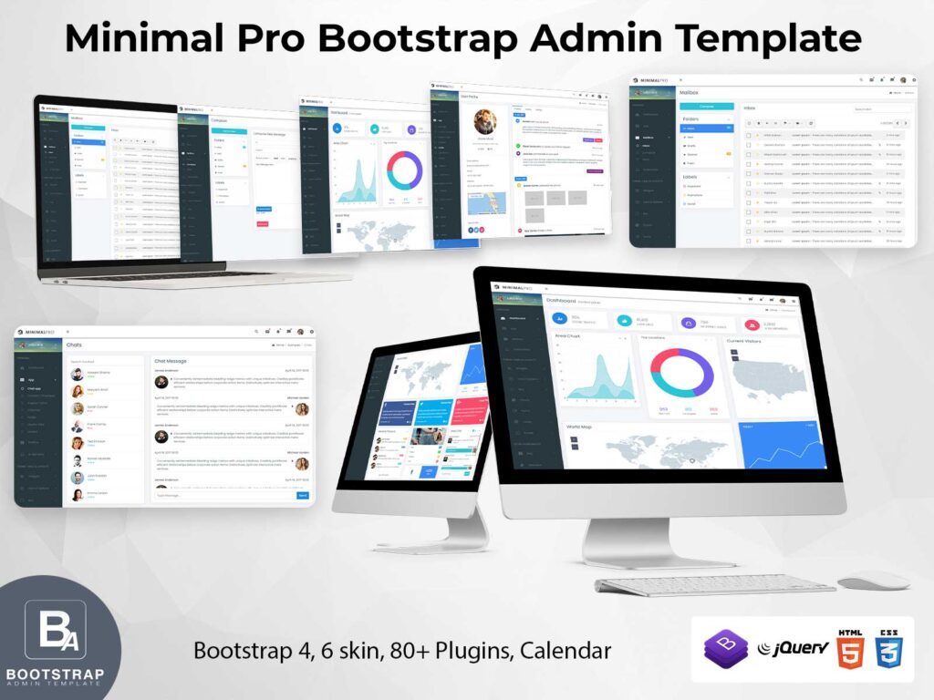 Minimal-Pro-Bootstrap-Admin-Template - Bootstrap Admin Template