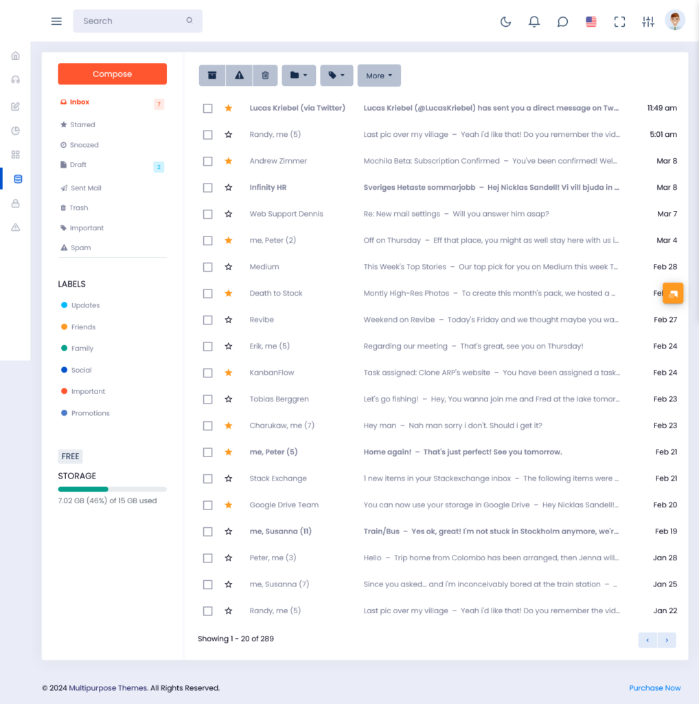 Dynamic Bootstrap Admin Template for Performance Evaluation
